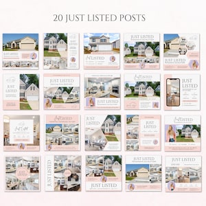 120 Pink Real Estate Listing Update Social Media Posts Real Estate ...