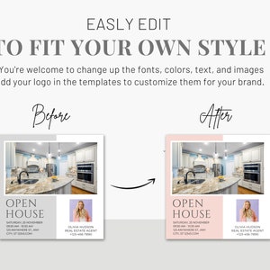 20 Open House Social Media Posts | Realtor Instagram Post Templates ...