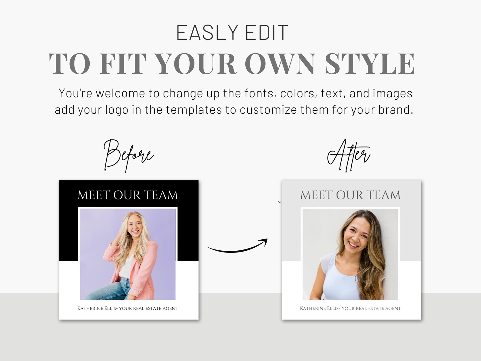 125 Meet the Team Social Media Posts | Real Estate Instagram Posts ...