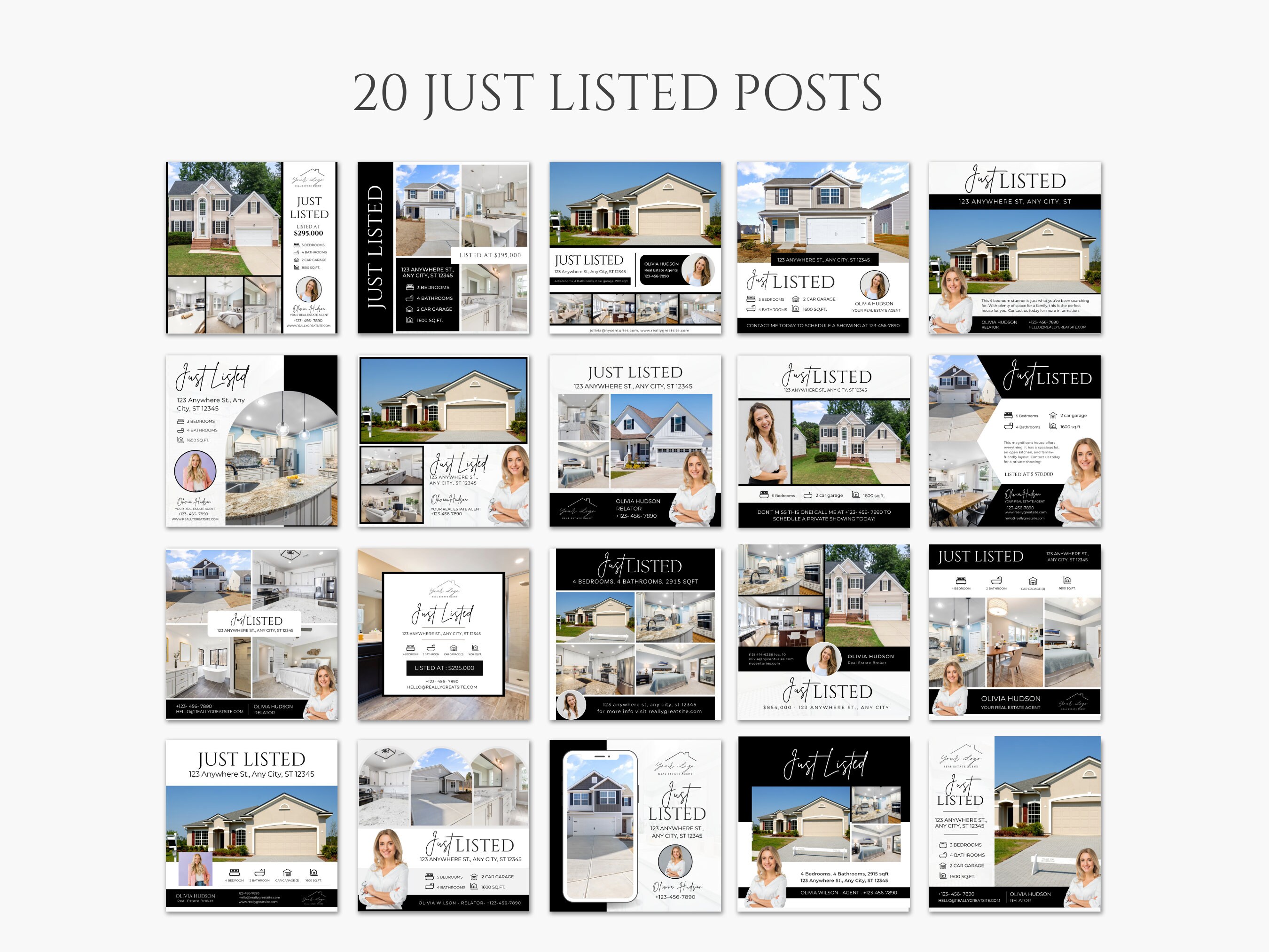 120 Real Estate Social Media Posts Real Estate Marketing Under Contract ...