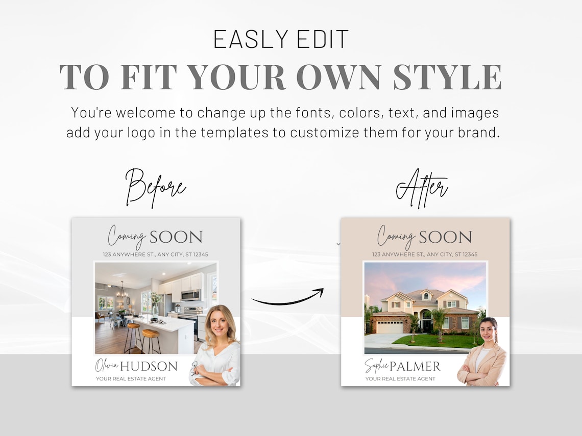 20 Coming Soon Social Media Posts | Realtor Instagram Post Templates ...