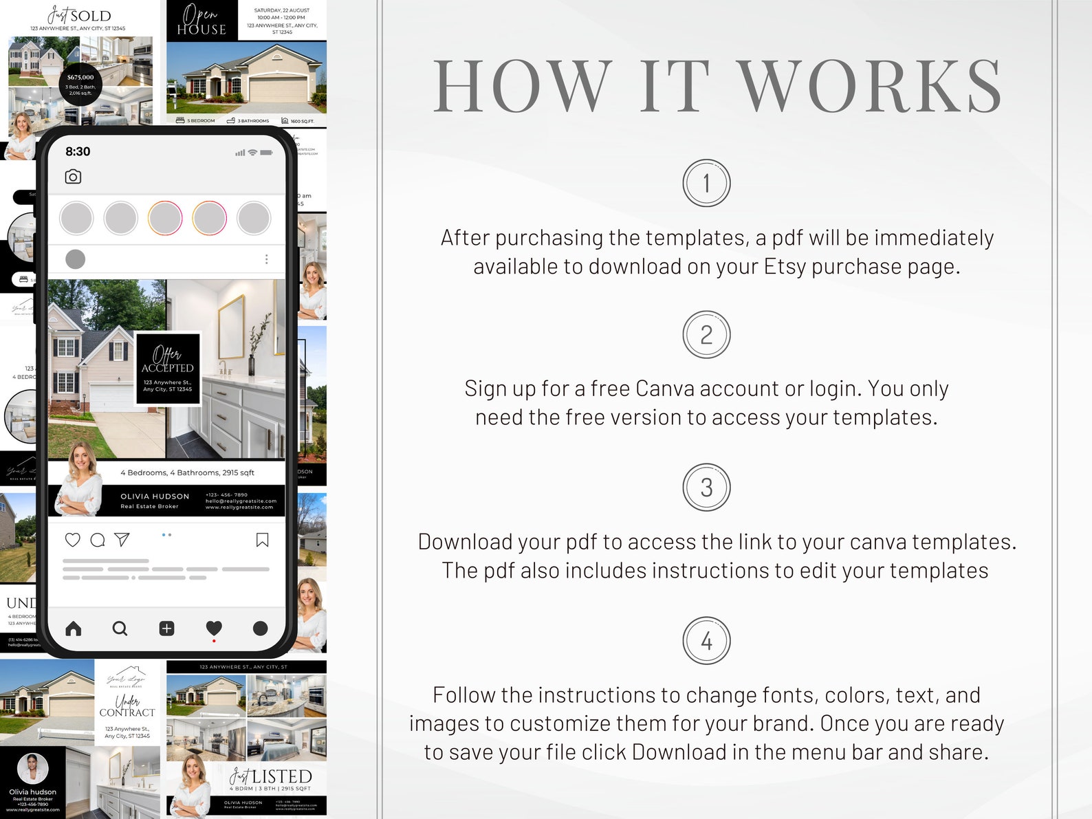 60 Real Estate Social Media Listing Update Posts | Instagram Posts ...