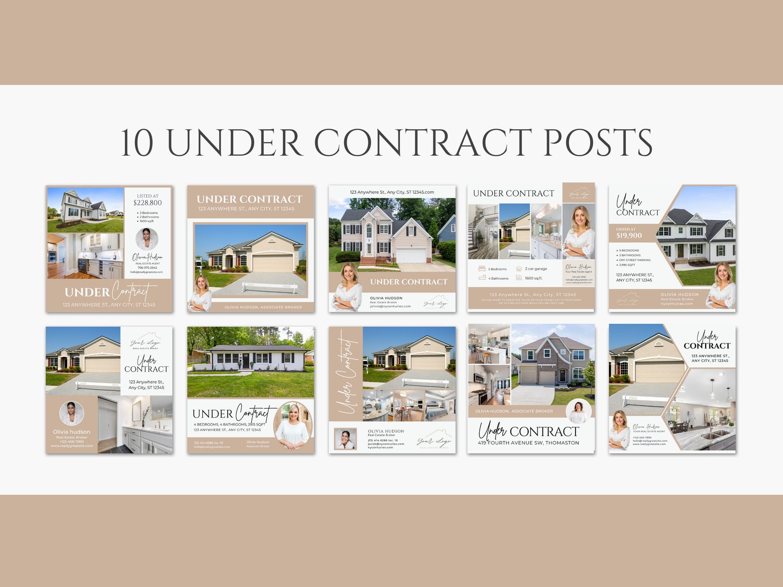 60 Beige Real Estate Social Media Listing Update Posts | Jus Listed ...