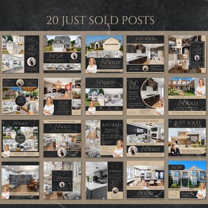 120 Luxury Real Estate Social Media Posts | Just Listed, Open House ...