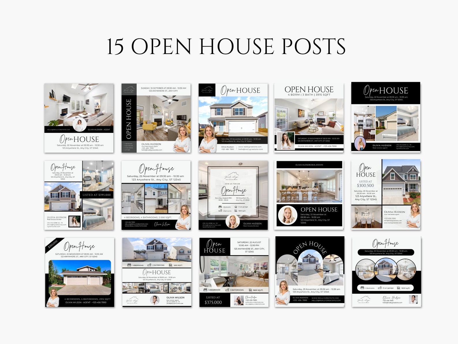 90 Real Estate Social Media Listing Update Posts | Black Listing ...