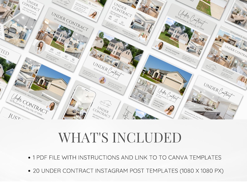 20 Under Contract Social Media Posts | Real Estate Instagram Post ...
