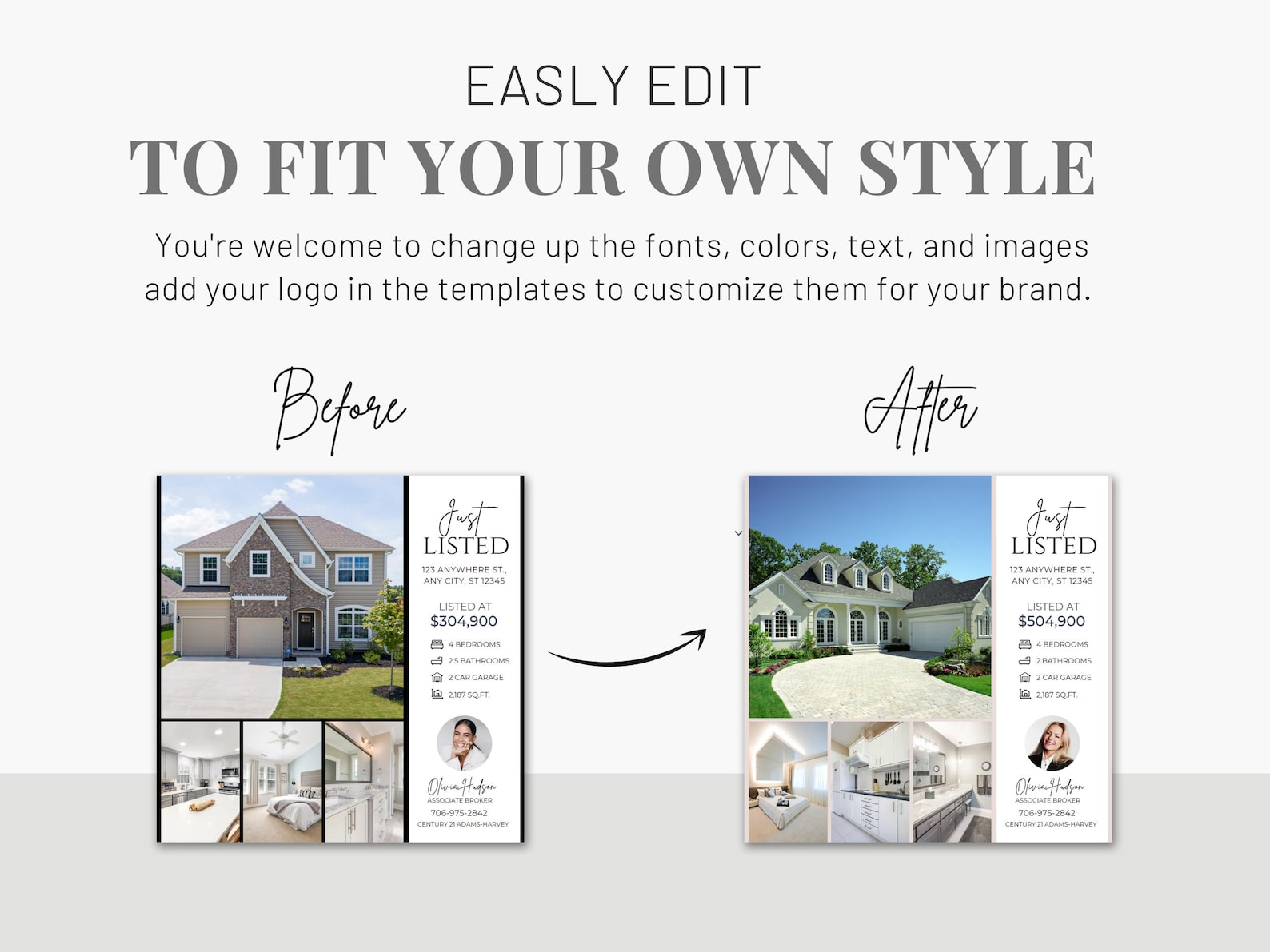 20 Just Listed Social Media Posts | Real Estate Instagram Posts | Real ...