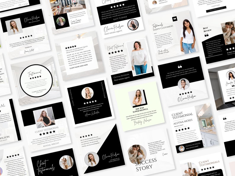 80 Client Testimonial Instagram Posts | Real Estate Marketing | Real ...