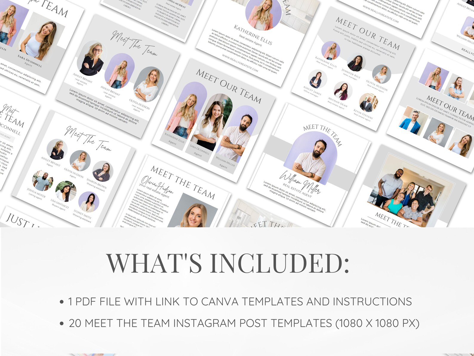 20 Meet the Team Social Media Posts | Real Estate Marketing | Real ...