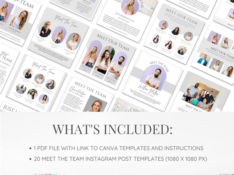 20 Meet the Team Social Media Posts | Real Estate Marketing | Real ...