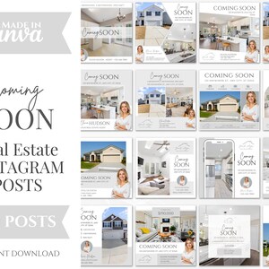 20 Coming Soon Social Media Posts Realtor Instagram Post - Etsy