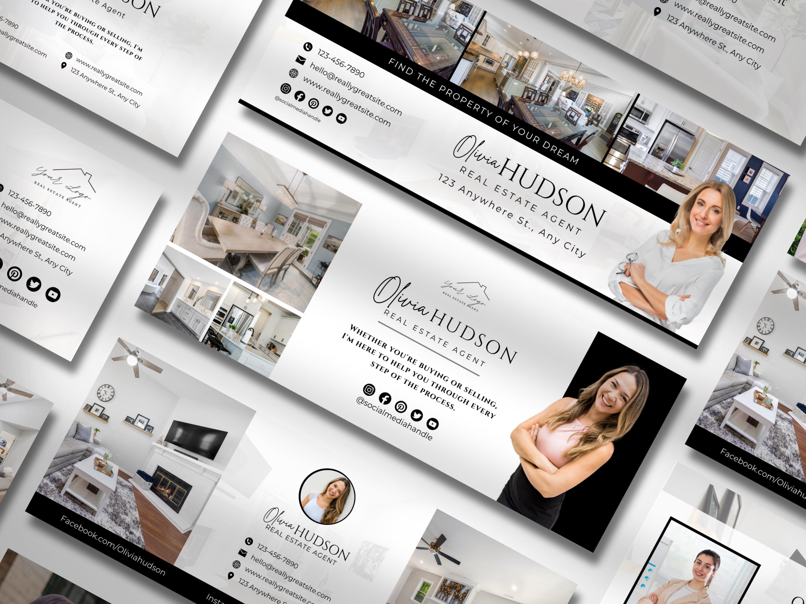 The Ultimate Real Estate Facebook Cover Bundle | 25 Modern Realtor ...
