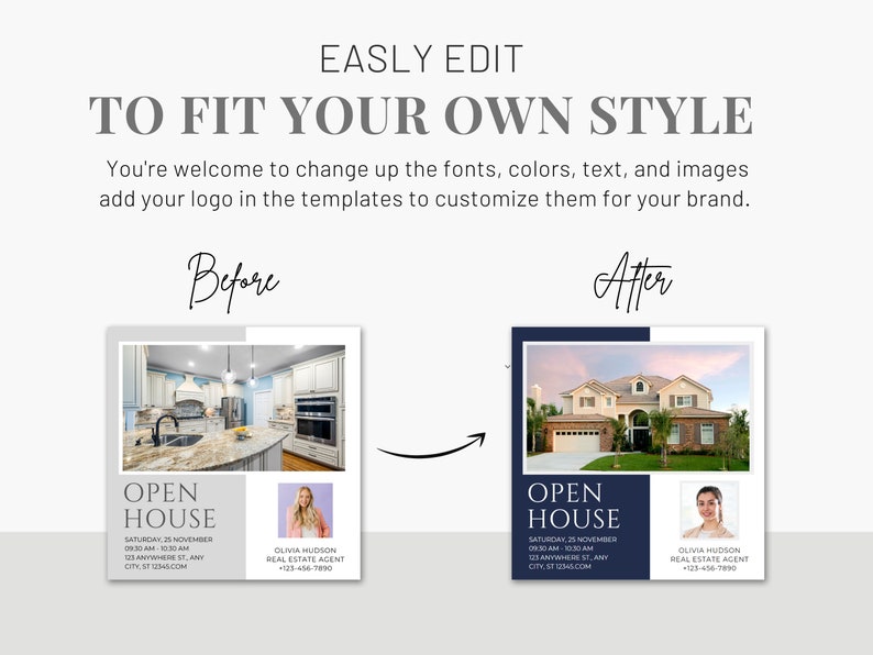 430 Real Estate Social Media Posts Bundle Realtor Social Media ...