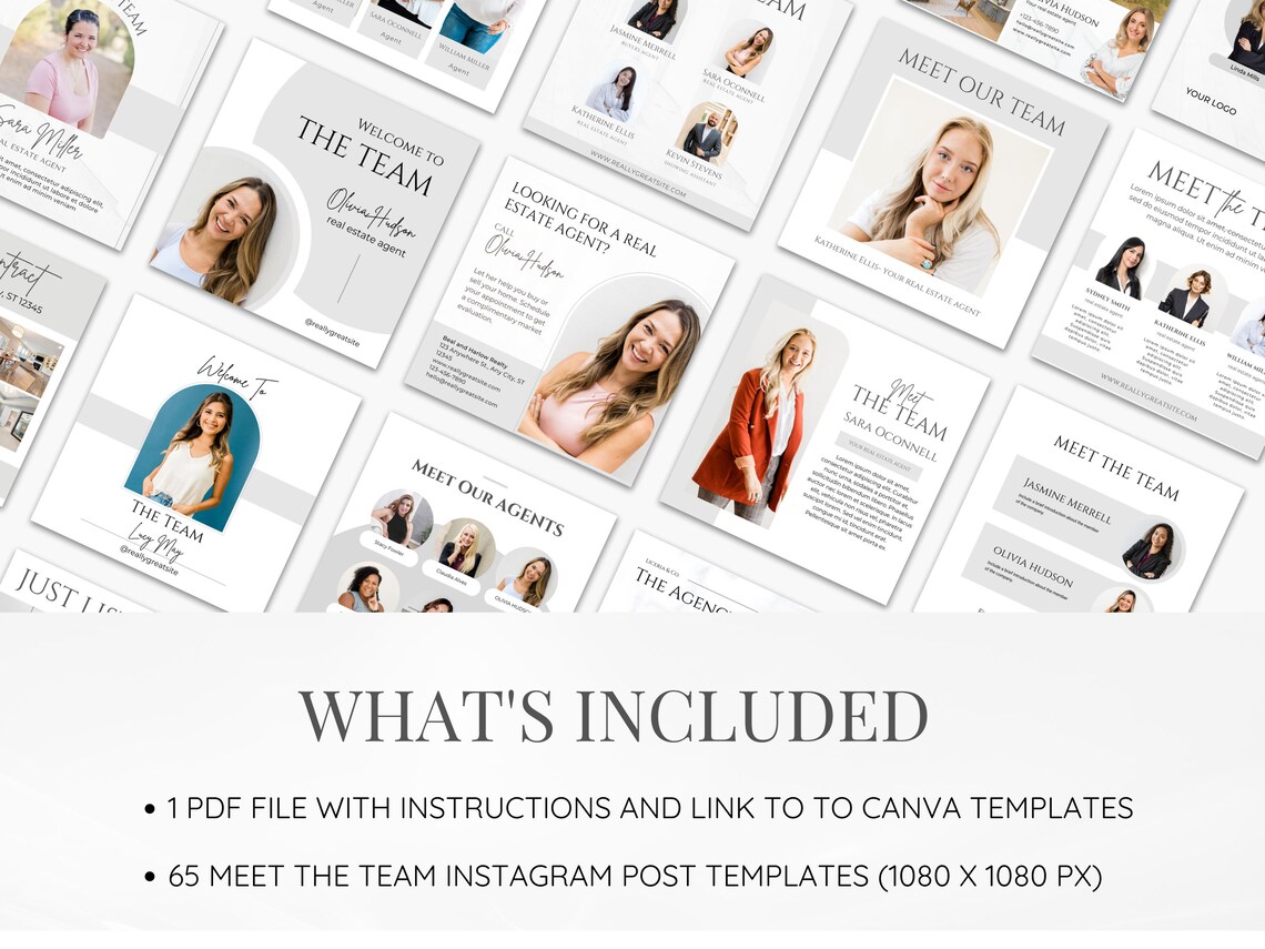 65 Meet the Team Social Media Posts | Real Estate Marketing | Real ...