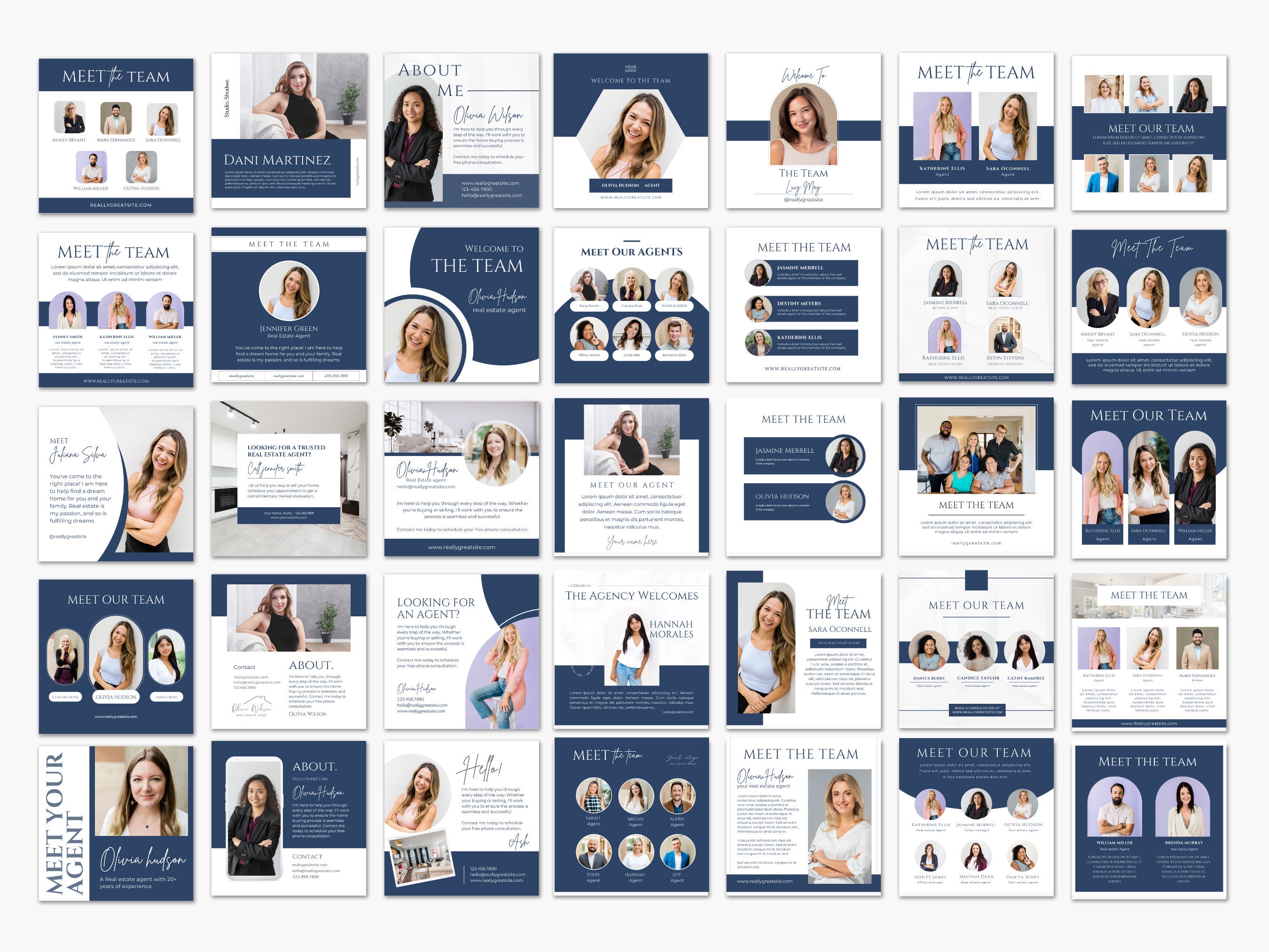 125 Meet the Team Social Media Posts | Real Estate Marketing | Real ...