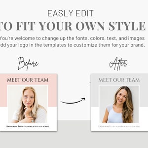 65 Pink Meet the Team Social Media Posts Realtor Instagram Posts Meet ...