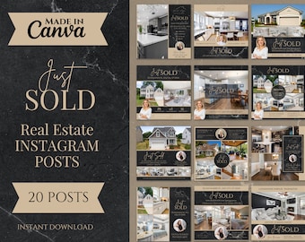 Real Estate Social Media Posts, Just Sold Real Estate Marketing ...