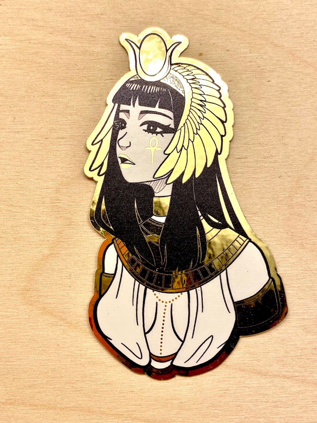 Isis Metallic Gold Sticker - Etsy
