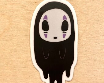 No Face Peeker Sticker - Etsy