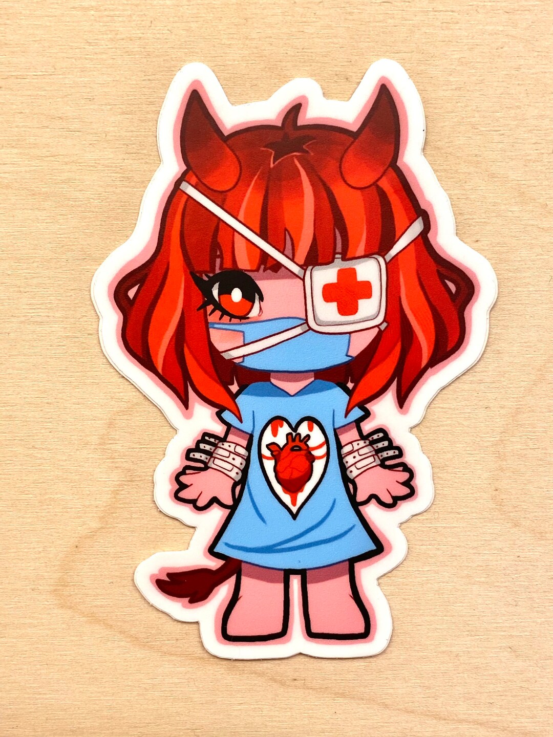 Medical Demon Sticker - Etsy