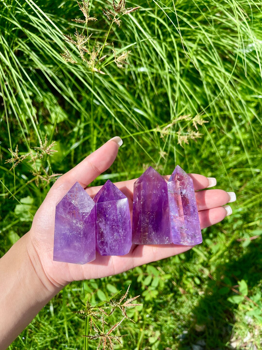 Amethyst Crystal Tower,healing Quartz Crystals,natural Gift for Him ...