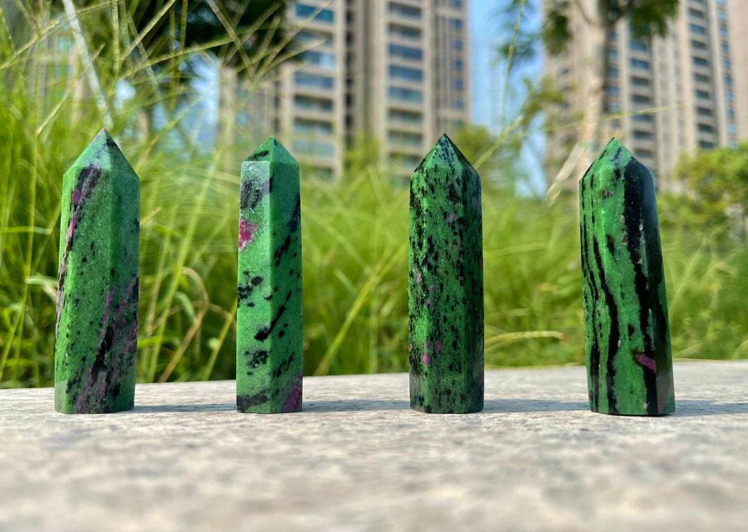 Ruby Zoisite Tower,healing Crystal Tower,home Decor Gift - Etsy