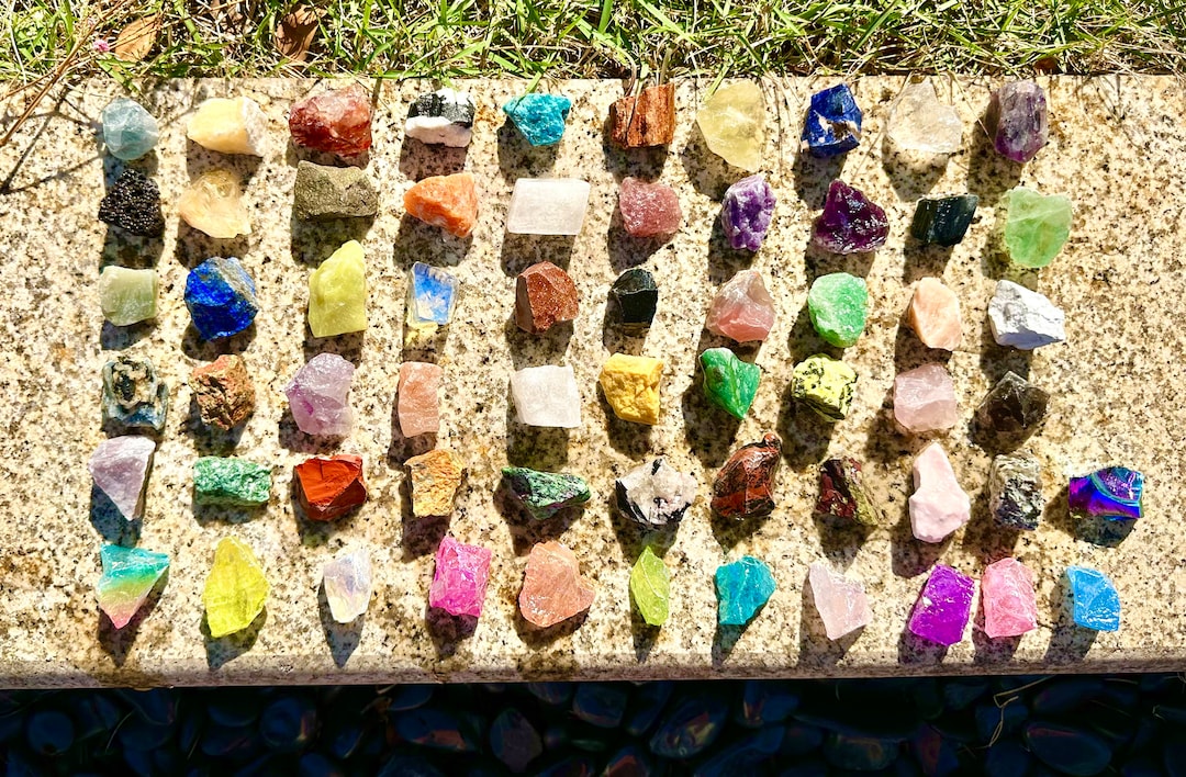 Natural Raw Crystal ,62kinds Rough Stone,healing Minerals,bulk Crystal ...
