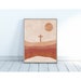 Jesus Cross Artwork / Boho Christian Wall Art / Christian Print ...