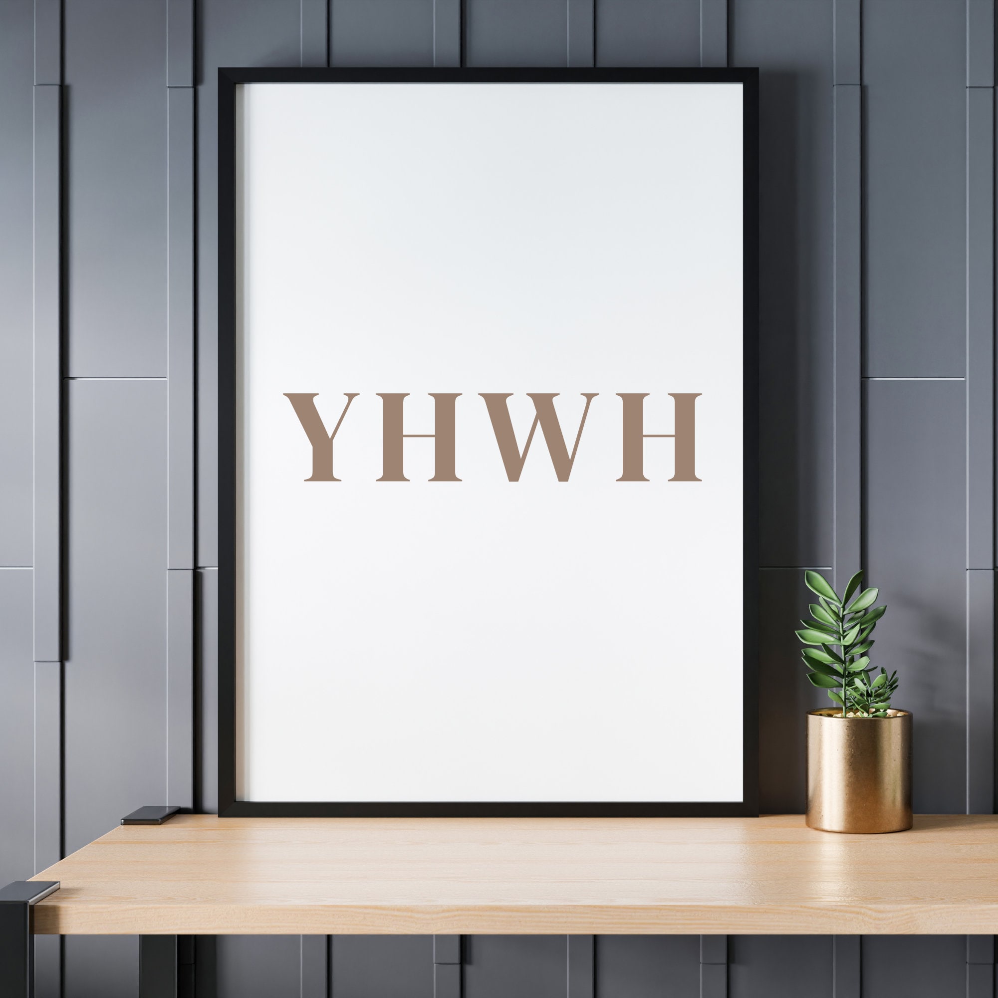 YHWH Poster / Yahweh Christian Wall Art / Christian Print / Digital ...