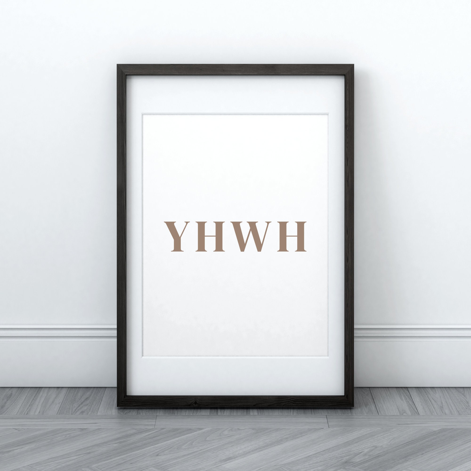 YHWH Poster / Yahweh Christian Wall Art / Christian Print / Digital ...