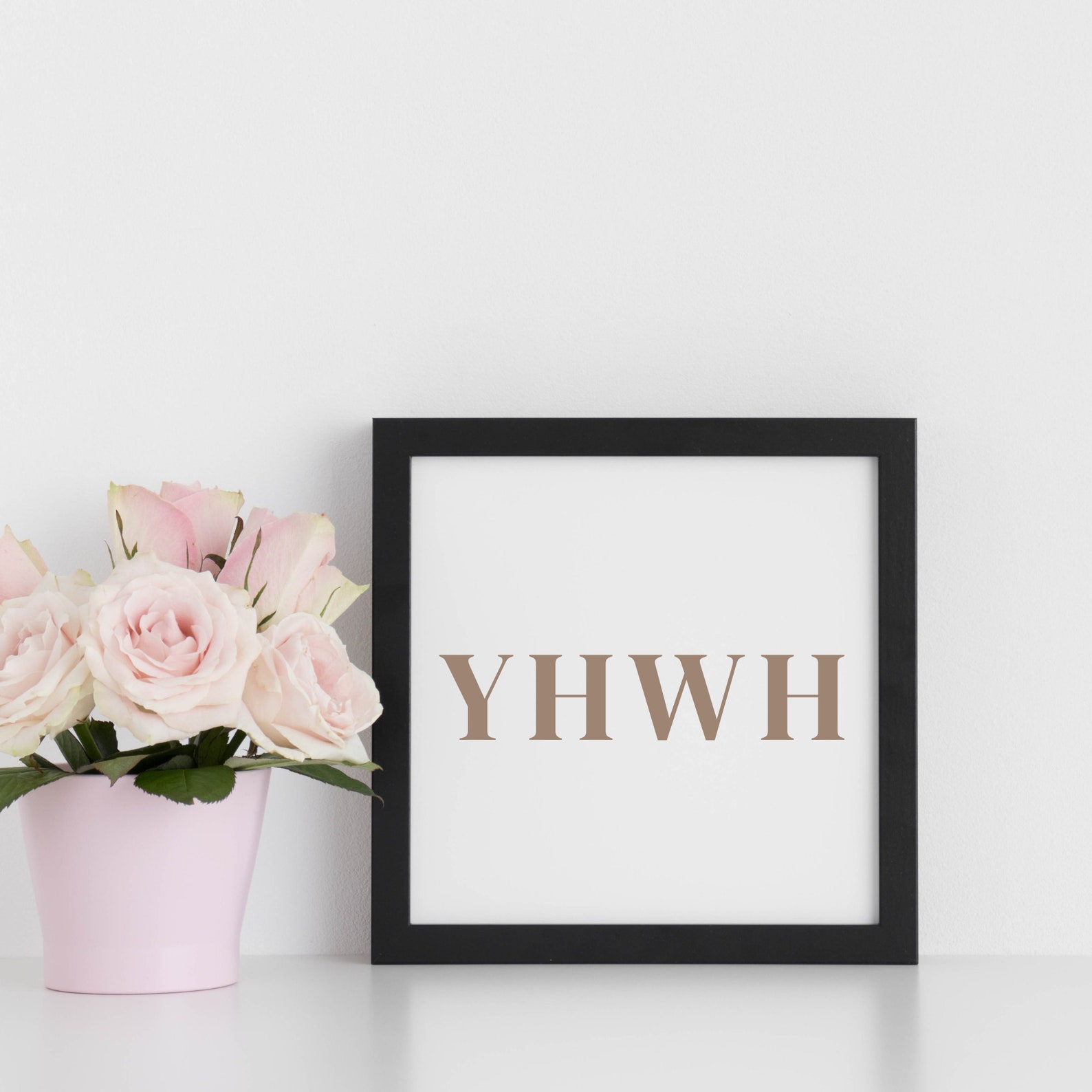 YHWH Poster / Yahweh Christian Wall Art / Christian Print / Digital ...