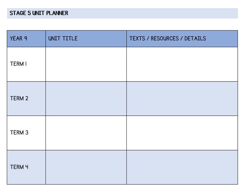 NSW English Syllabus _ Content and Outcome Planner and Tracker Tool ...