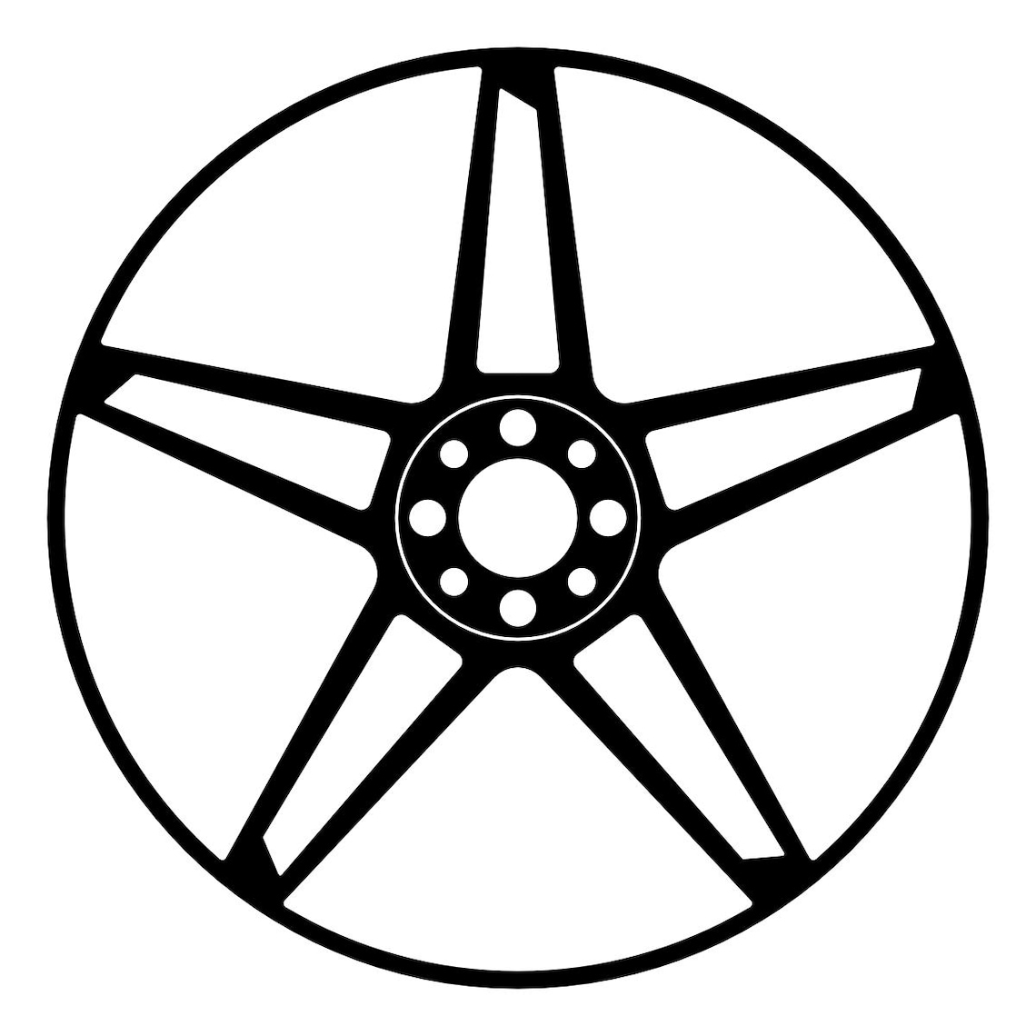 Bundle of 20 Cad-drawn Car Wheel Rim Vector File Patterns - Etsy