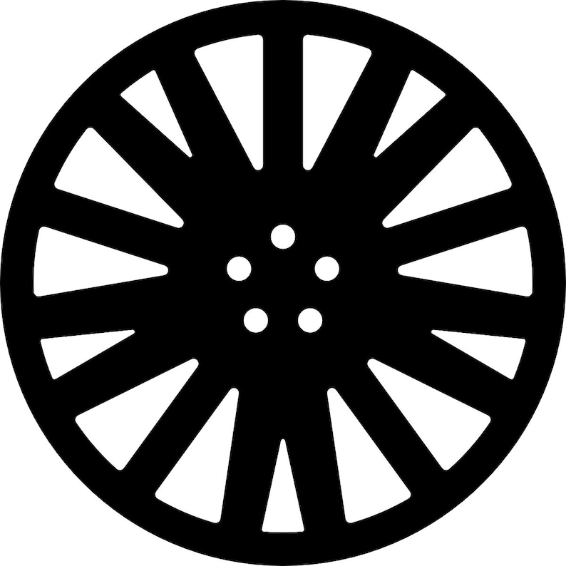 Bundle of 20 Cad-drawn Car Wheel Rim Vector File Patterns - Etsy