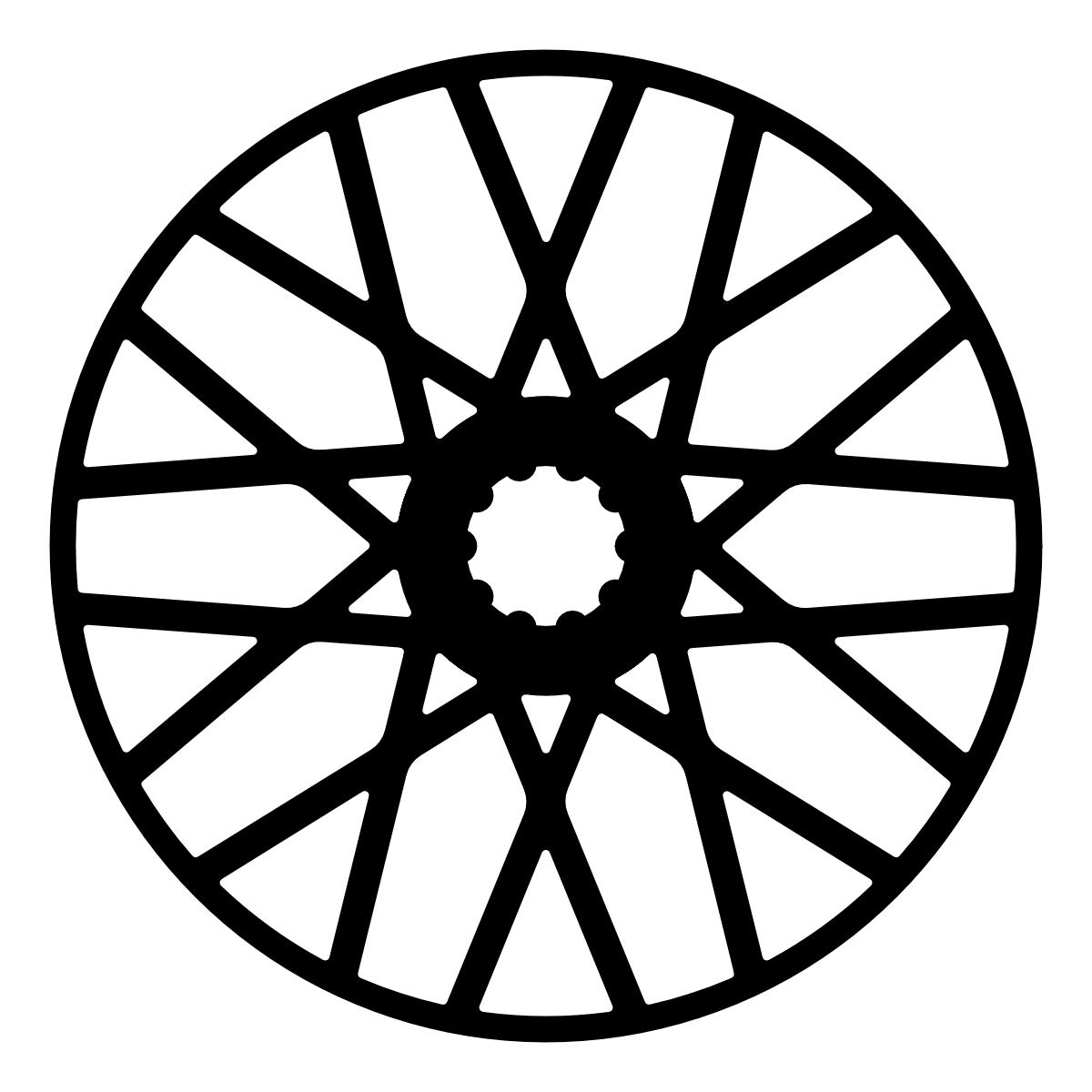 Bundle of 20 Cad-drawn Car Wheel Rim Vector File Patterns - Etsy