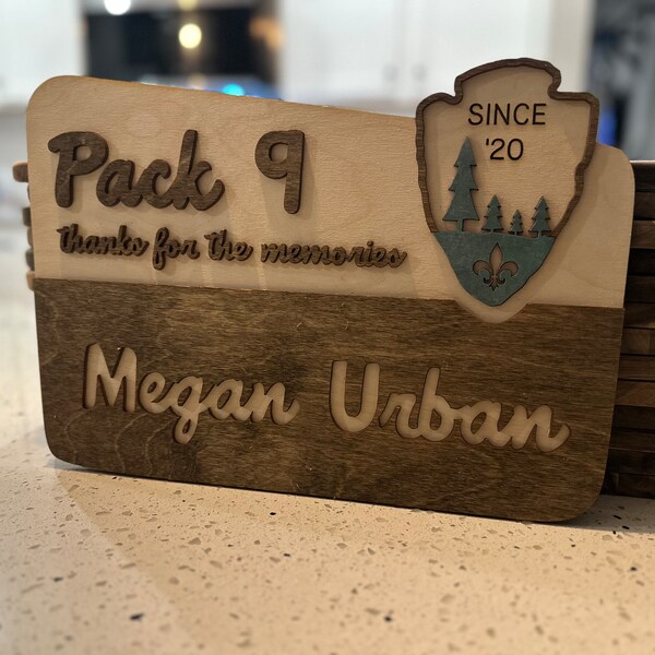 Boy Scout Cub Scout Master Plaque - Etsy