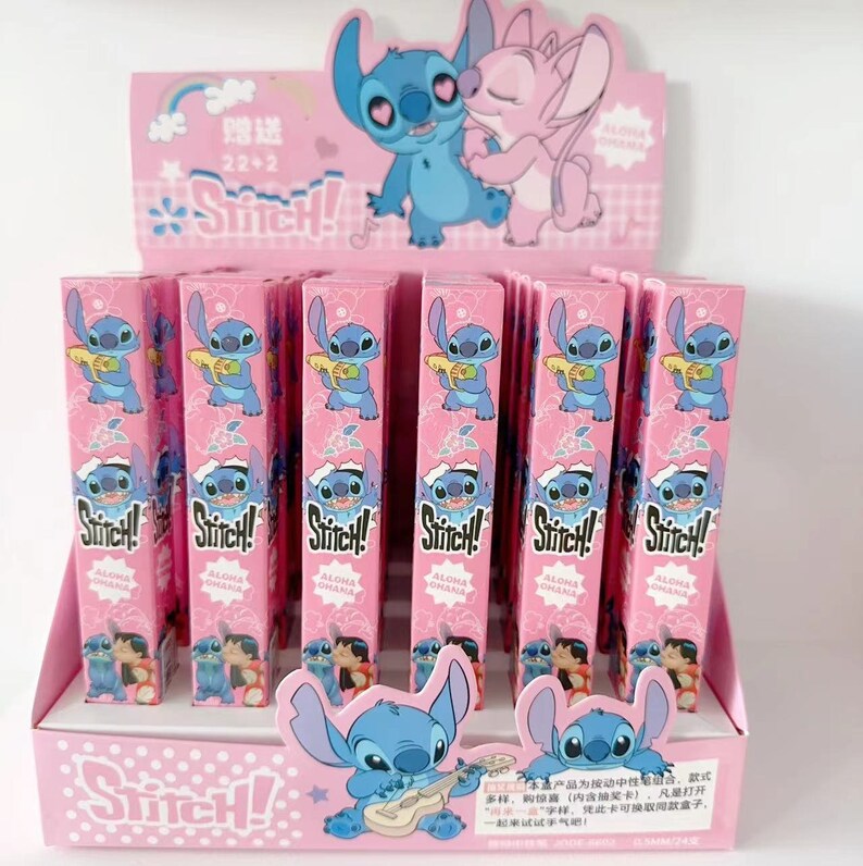 22 Pcs Cartoon Stitch Gel Pen Sets - Etsy