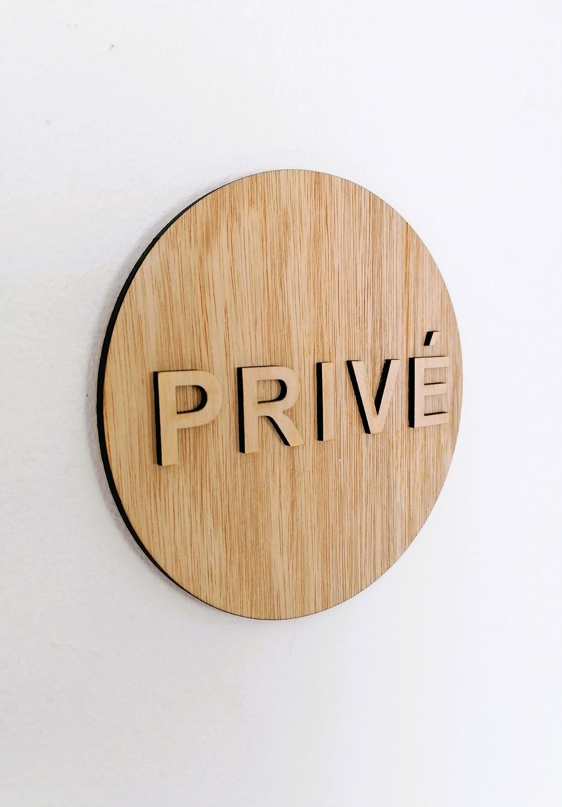 Pictogramme Privé, Interdit, Signalétique Bois, Panneau de porte, Icone ...