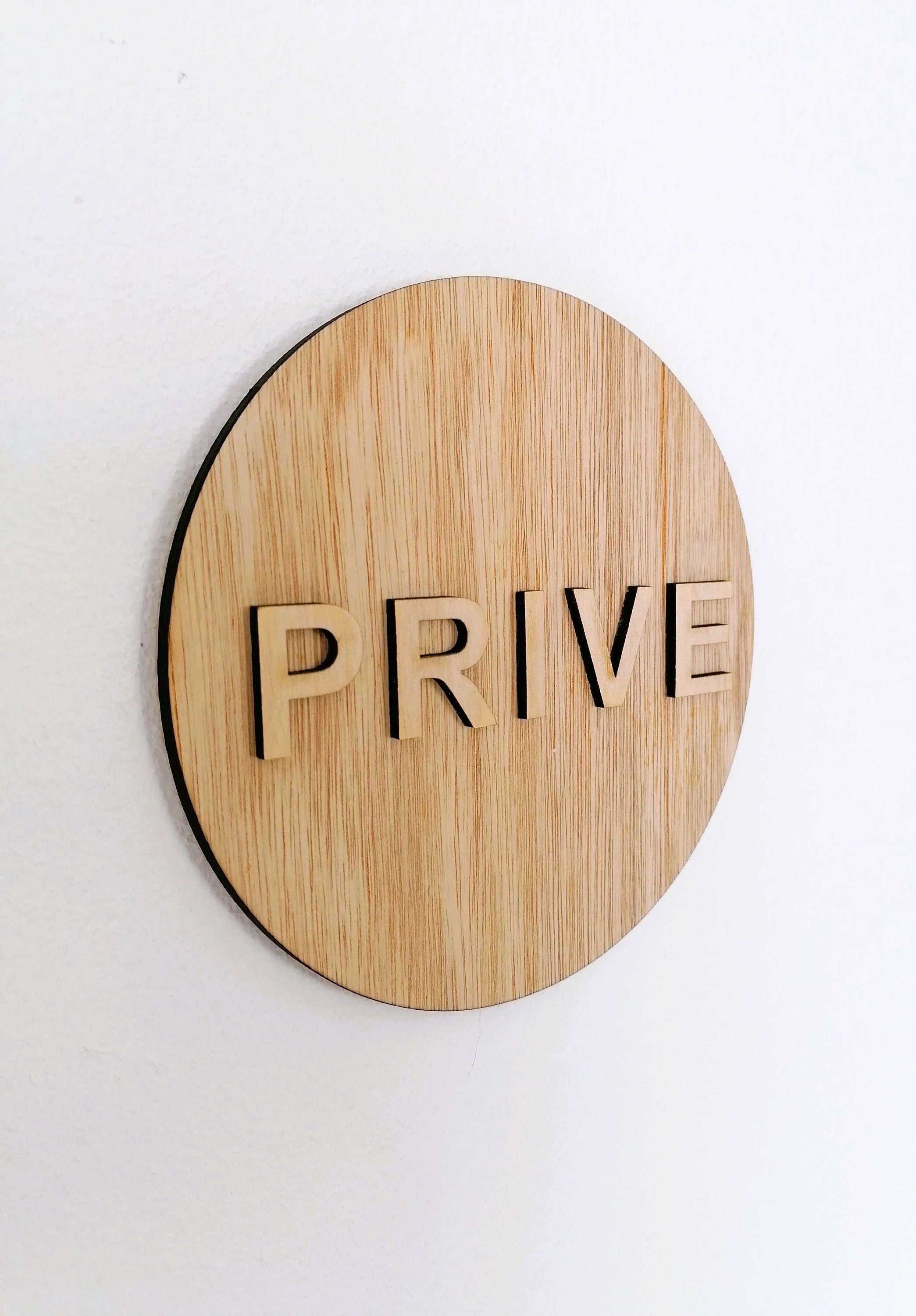 Pictogramme Privé, Interdit, Signalétique Bois, Panneau de porte, Icone ...