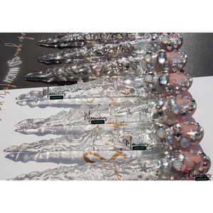 Icicle Nails, 4XL Stiletto Nails, Bling Nails, Cracked Glass Nails ...