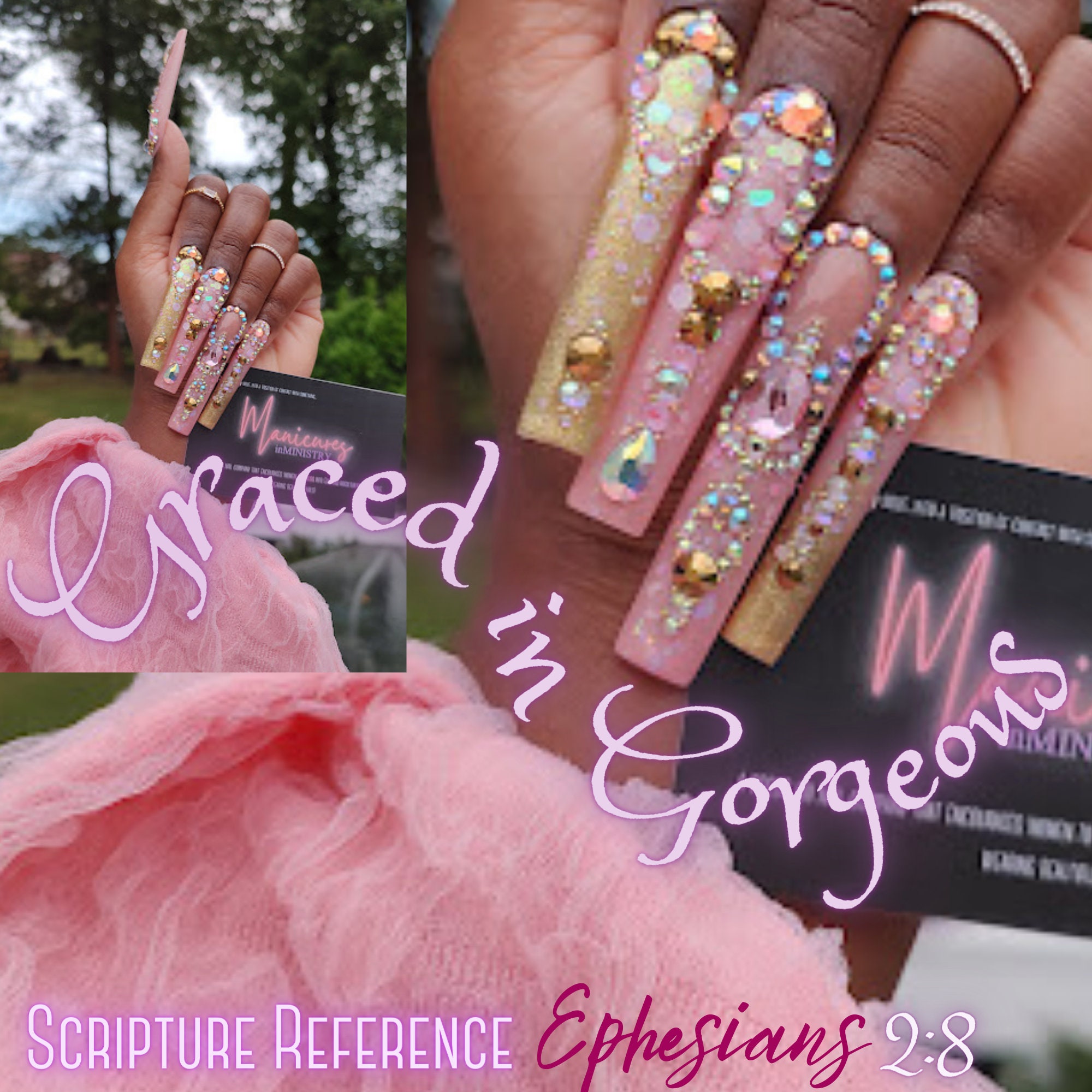 Extendo Press on Nails | Decorated Euphoria Nails | Press Ons With ...
