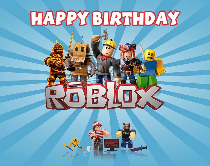 Roblox Birthday Theme Party, Roblox Party, Theme Birthday Party ...