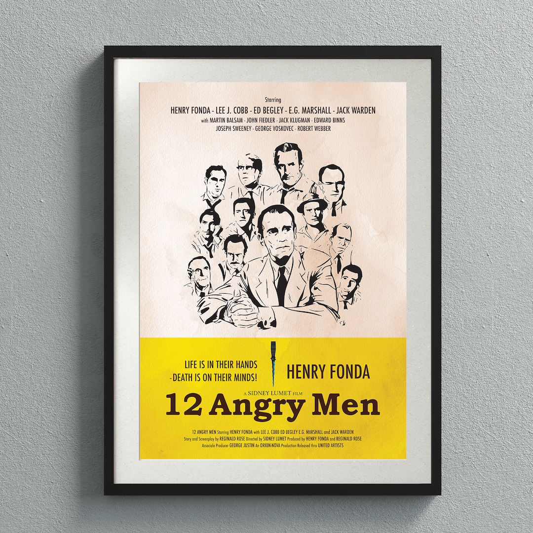 12 Angry Men Movie Poster Digital Download, Movie Poster, Wall Art ...