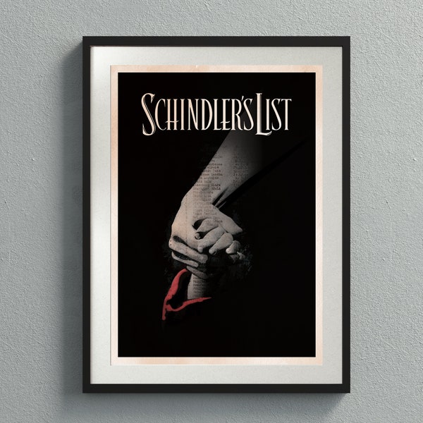 Schindler’s List Poster - Etsy