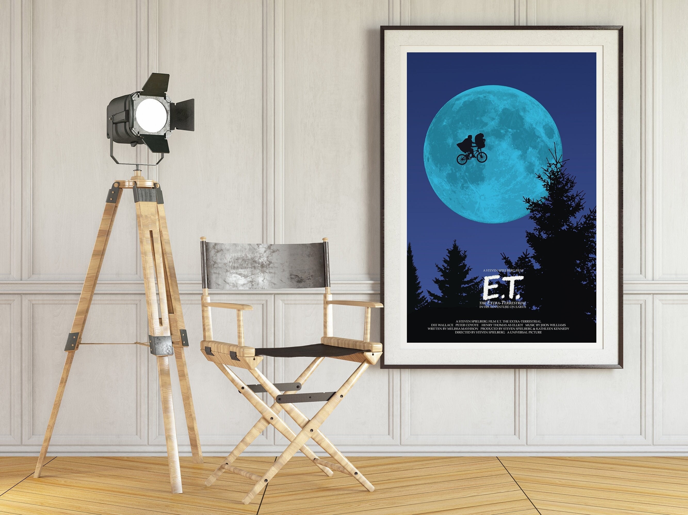 ET Movie Poster Digital Download, Movie Poster, Wall Art Print ...