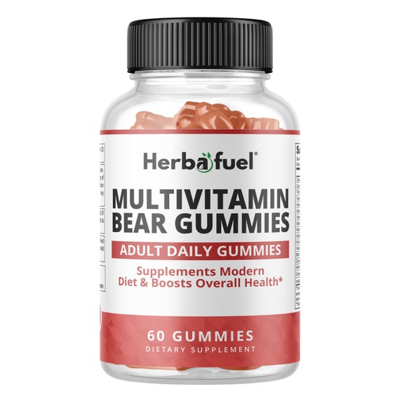 Multivitamin Bear Gummies adult - Etsy