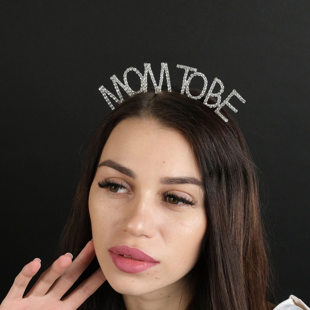 Mom to Be Tiara, Crystal Tiara, Rhinestone Tiara, Birthday Crown ...