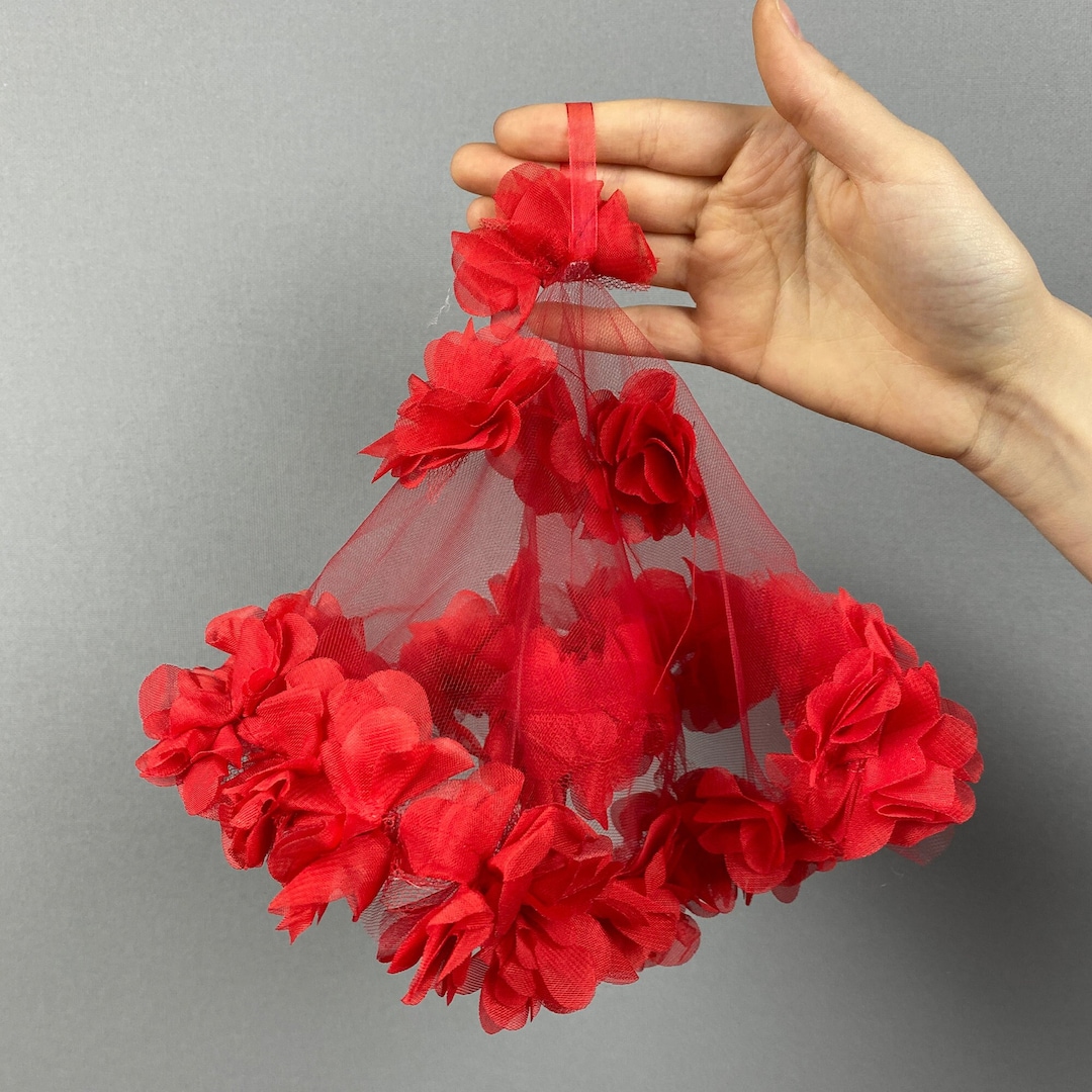 Floral Bridal Handkerchief, Wedding Favor - Etsy