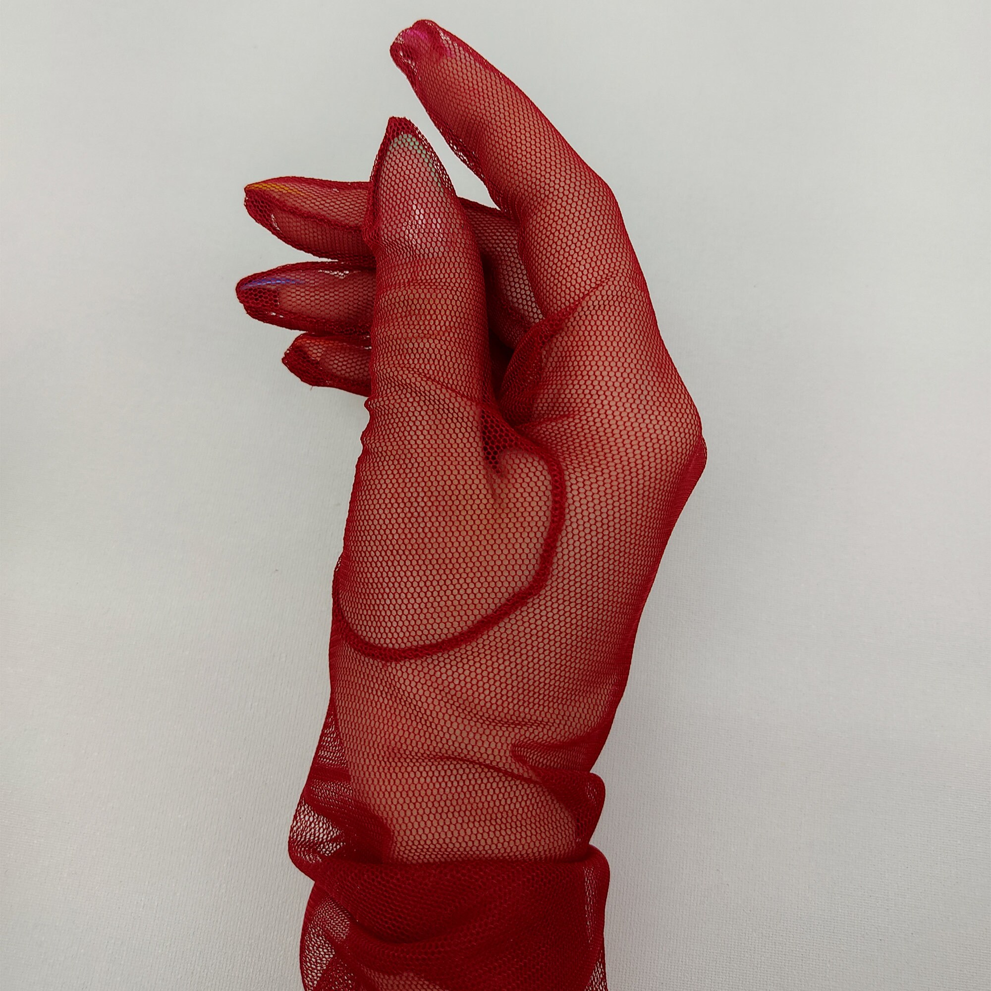 Long Tulle Bridal Gloves, Wedding Accessories - Etsy
