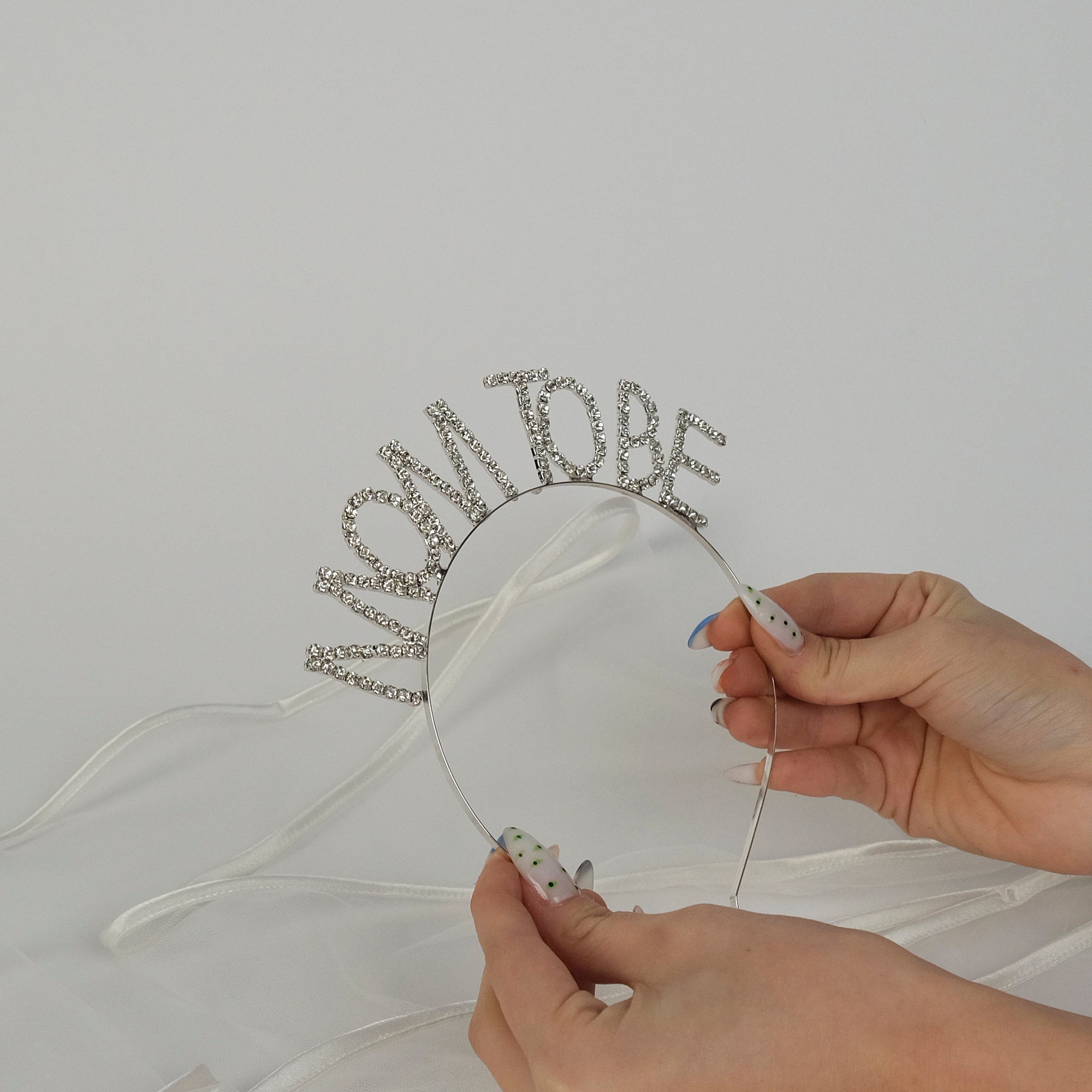 Mom to Be Tiara, Crystal Tiara, Rhinestone Tiara, Birthday Crown ...